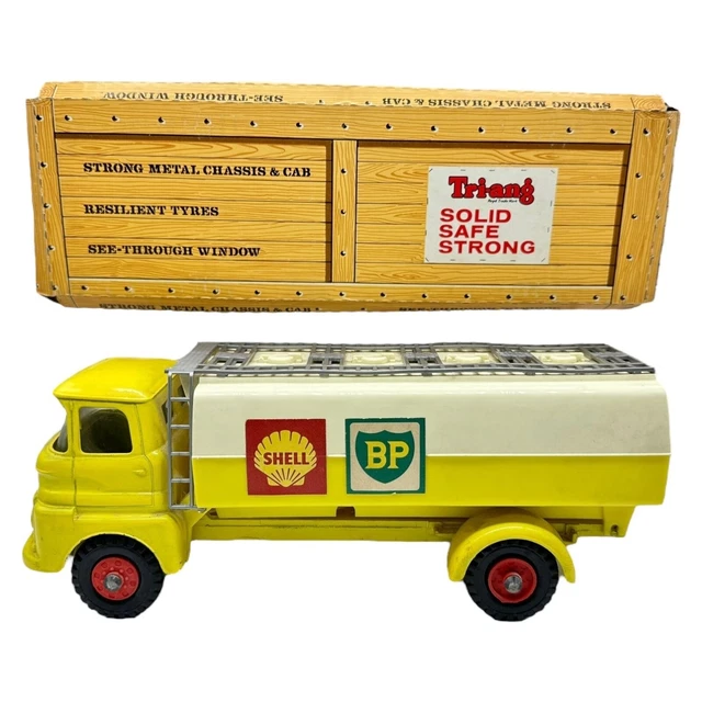 *RARE* TRI-ANG JUMBO Lines Bros Ltd Large Bp / Shell Oil Petrol Tanker ...