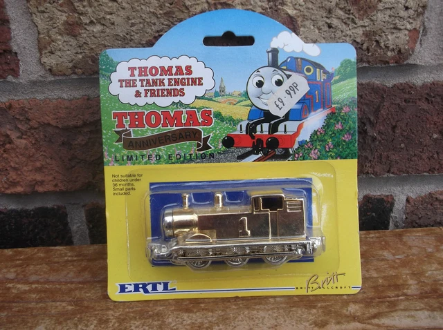 ERTL THOMAS THE Tank Engine & Friends Train - LIMITED ED GOLD THOMAS ...