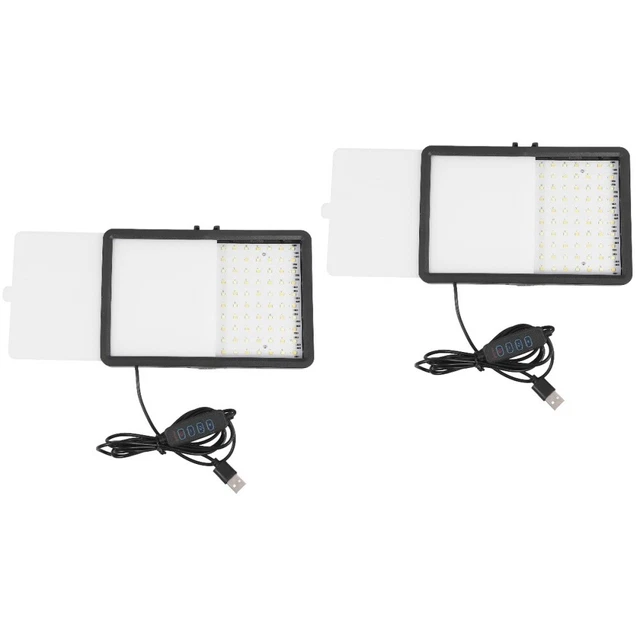 2 SETS PHOTOGRAPHY Fill Light Pp Camera Panel LED Video Kit £23.59 ...