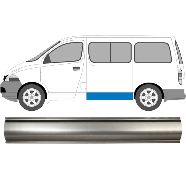 TOYOTA HIACE 1995-2006 Swb Side Repair Panel Skin Repair Panel Sill ...