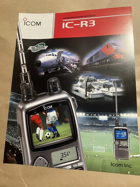 ICOM IC-R3 ORIGINAL SALES BROCHURE $35.00 - PicClick AU