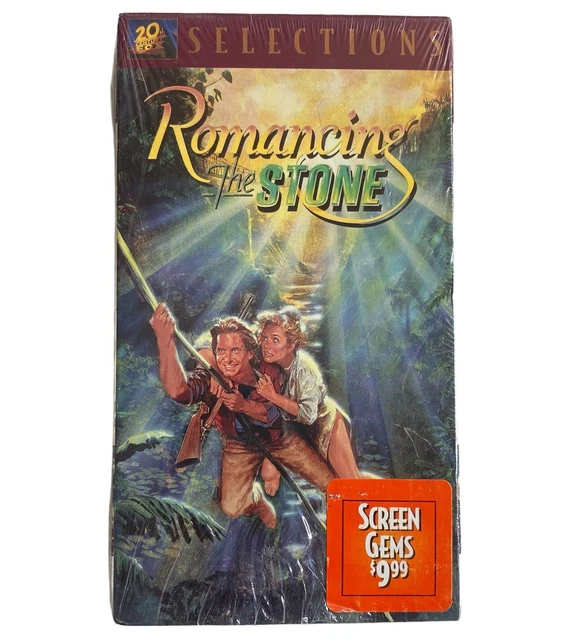 ROMANCING THE STONE VHS Videotape Michael Douglas 1984 NEW Watermark ...