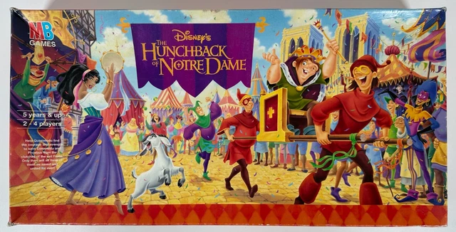 DISNEY'S THE HUNCHBACK OF NOTRE DAME Board Game by MB GAMES 1996 (5yrs ...