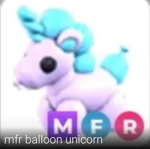 BALLOON UNICORN MEGA Fly Ride Adopt Me Pet Roblox EUR 309,00 - PicClick DE