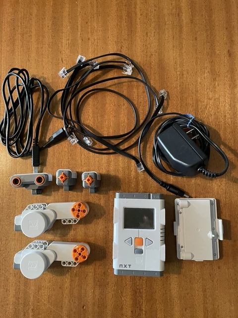 LEGO MINDSTORMS NXT Robotics RECHARGEABLE, Motors, Sensors -As Shown ...