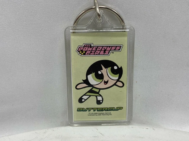 VINTAGE 2000 CARTOON Network Power Puff Girls Buttercup Key chain $11. ...