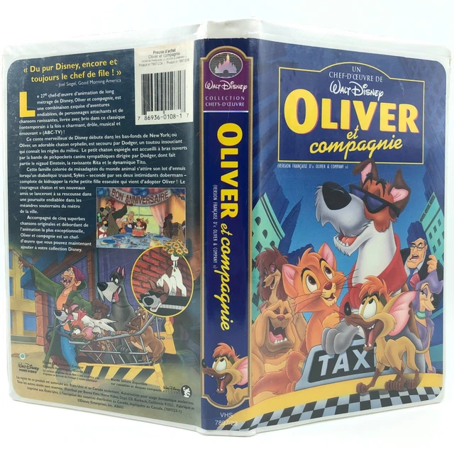OLIVER ET COMPAGNIE - Oliver & Company - Walt Disney VHS 1996 Français ...