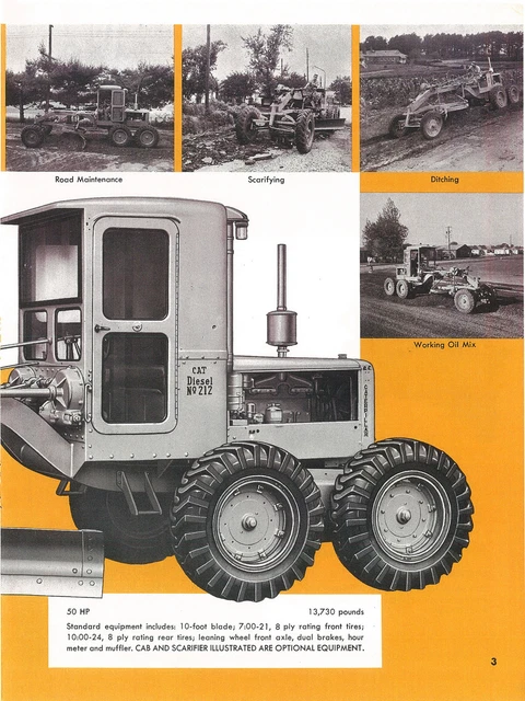 CATERPILLAR NO 212 Motor Grader Sales Book $14.99 - PicClick AU