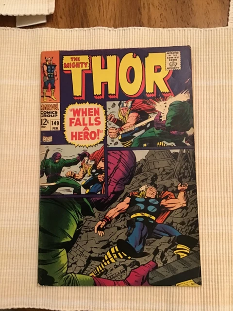 MARVEL THE MIGHTY THOR No. 149 (1968) Wrecker Appearance Lee & Kirby ...