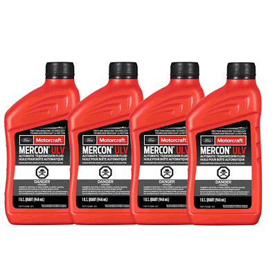 MOTORCRAFT OEM AUTOMATIC Transmission Fluid ATF Kit Mercon ULV - 12 ...