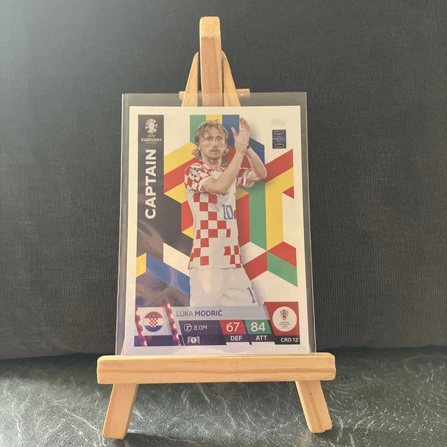TOPPS MATCH ATTAX Uefa Euro 2024 Luka Modric Captain Card #Cro 12 £0.99 ...