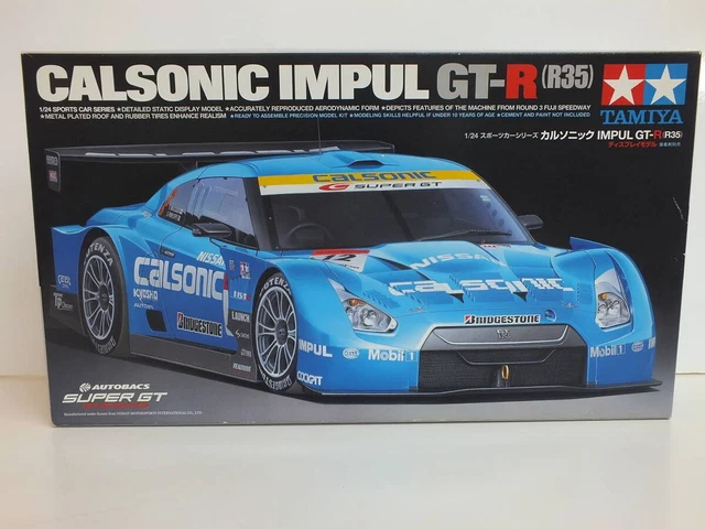 TAMIYA 1/24 CALSONIC Impul GT-R R35 Model Kit Unassembled £149.34 ...
