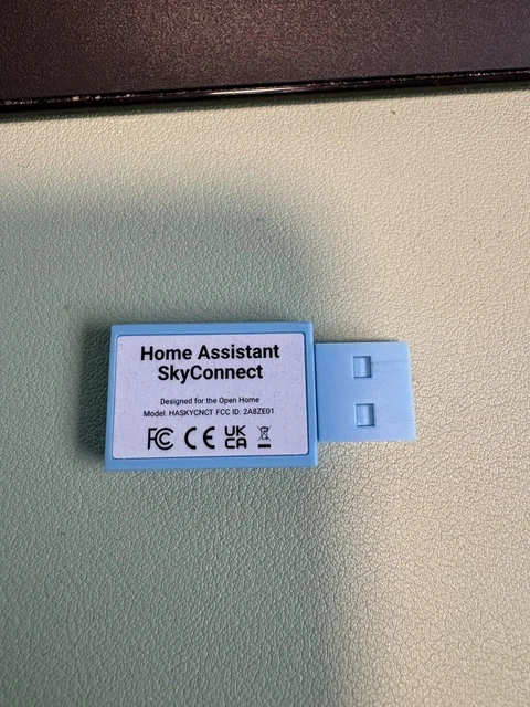 NABU CASA HOME Assistant Sky Connect Zigbee Matter USB Adapter £25.19 ...