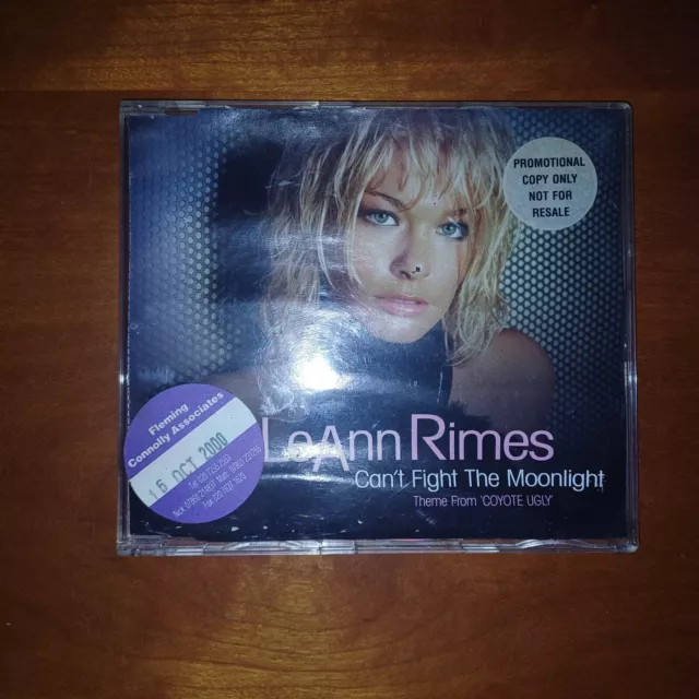 Cd Promotionnel Leann Rimes Cant Fight The Moonlight 2 Trk Single