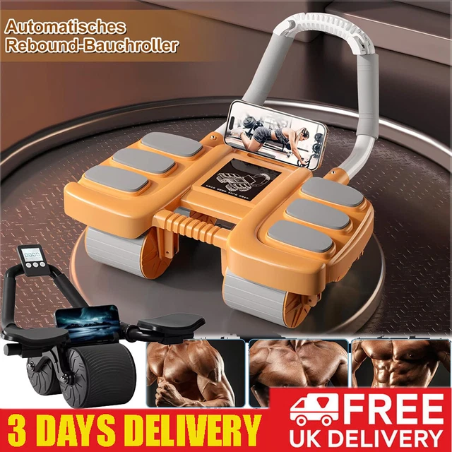 HEALTHY BELLY WHEEL with 6 Elbow Support Ab Roller Wheel Abdominal ...