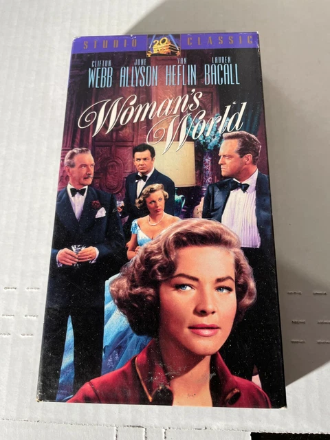 WOMAN'S WORLD VHS (Clifton Webb, June Allyson, Lauren Bacall) $4.99 ...