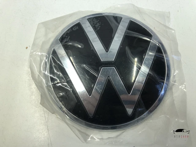EMBLEM TAILGATE SIGN logo chrome black original VW Touareg III (CR) £71 ...