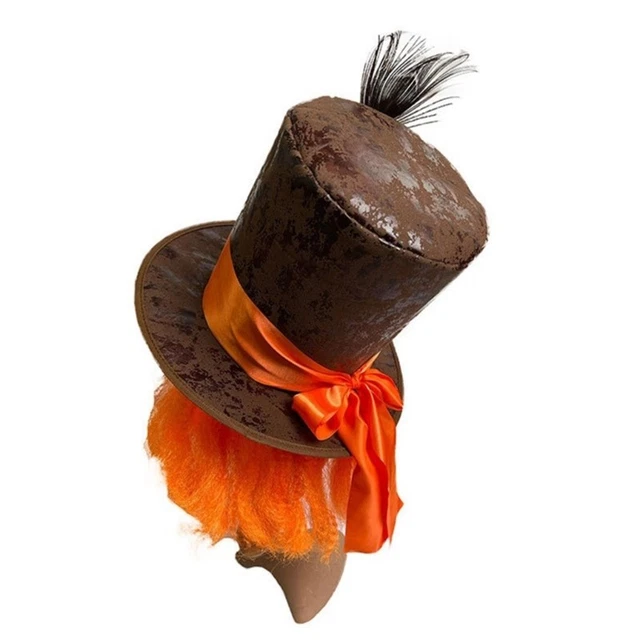 HALLOWEEN PARTY COSPLAY Top Hat Adult Party Cosplay Hat with Beard ...