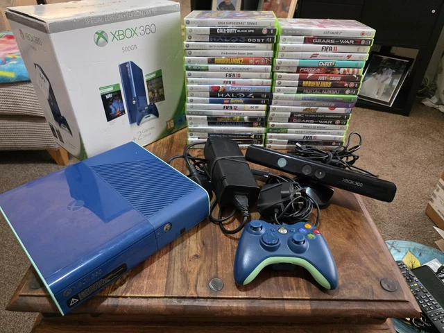 XBOX 360 BLUE Special Edition Boxed Bundle! £229.49 - PicClick UK