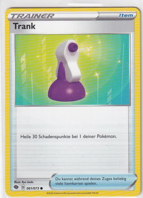 POKEMON MAPPA DISTANZA Des Champs No. 61/73 Trank Tedesco EUR 1,00 ...
