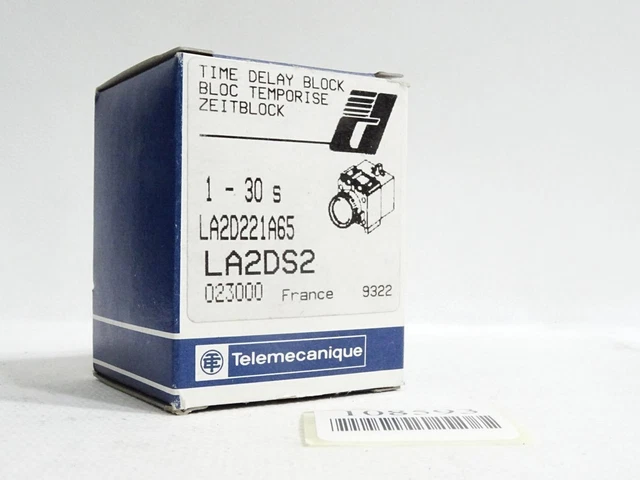 BLOCCO ORARIO TELEMECANIQUE LA2DS2 LA2D221A65 1-30s 023000/nuovo ...