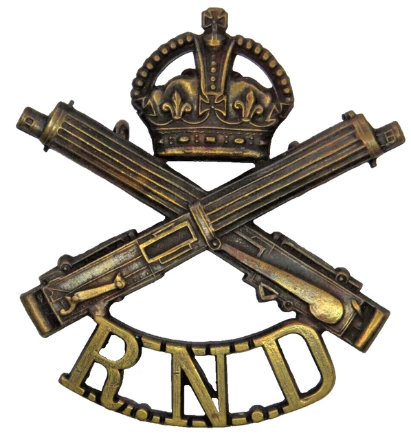 WW1 RND MACHINE Gun Battalion Royal Navy Division Badge EUR 28,52 ...