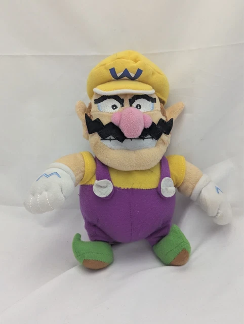 WARIO OFFICIAL SUPER Mario Bros Plush Toy Nintendo Game Arcade Doll pms ...