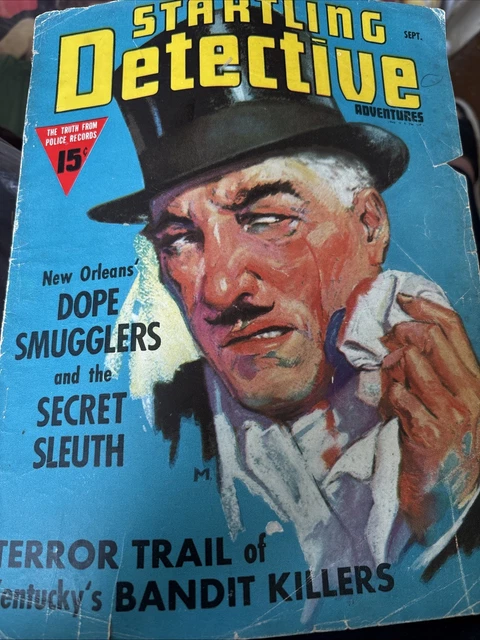 SURPRENANTE DÉTECTIVE ADVENTURES 9/1938 Neuf Orleans Dope Smugglers ...