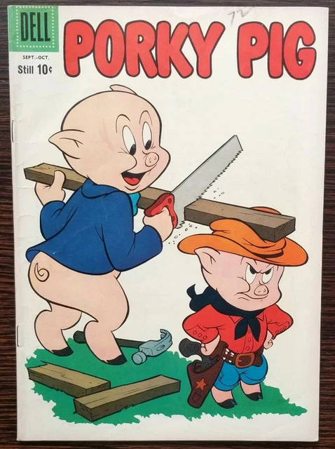 PORKY PIG #72 - 1960 Dell Bugs Bunny Fine EUR 3,84 - PicClick FR