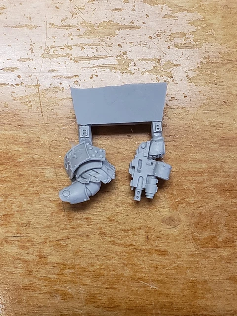 WARHAMMER 30K SPACE Marine Bits:Forge World Abaddon Left Arm w ...