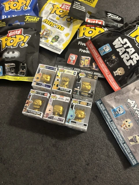 FUNKO BITTY POP Gold 1/36 FNAF + Star Wars + Avatar + Minions + Buzz ...