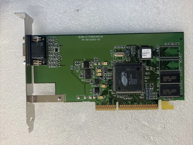 ~ VINTAGE ATI Rage XC AGP Video Card With VGA Port PN: 109-62800-00 $28 ...