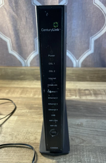 CENTURYLINK C3000A ACTIONTEC Bonded VDSL2 2.4GHz/5GHz WiFi Modem Router ...