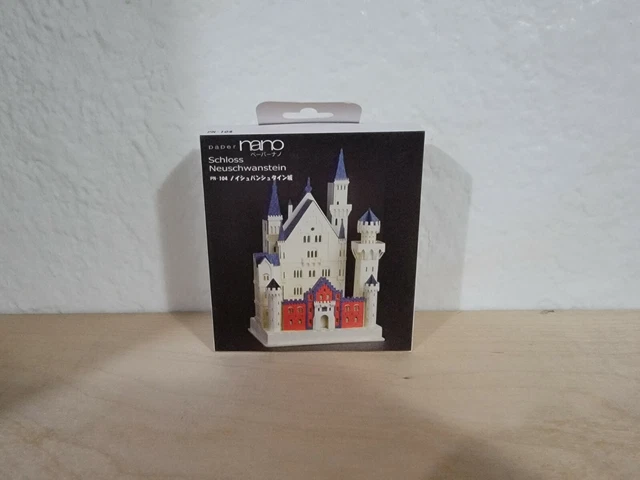PAPER NANO SCHLOSS Neuschwanstein Germany Kawada 3D Paper Craft Model ...