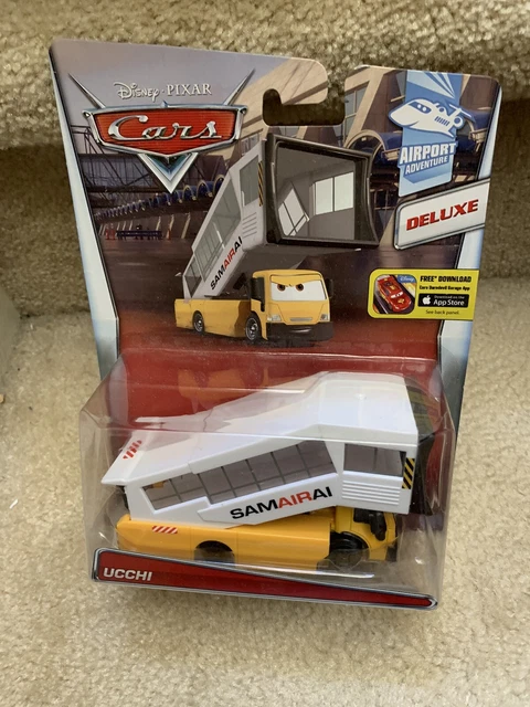 MATTEL DISNEY PIXAR Cars airport adventure ucchi deluxe 2/6 NONMINT $68 ...