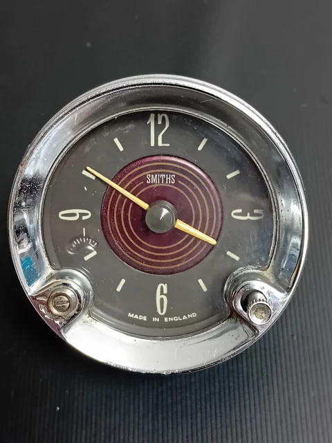 SMITHS MG, JAGUAR, Austin Classic Car Time Clock 12v Gauge 332962 ...