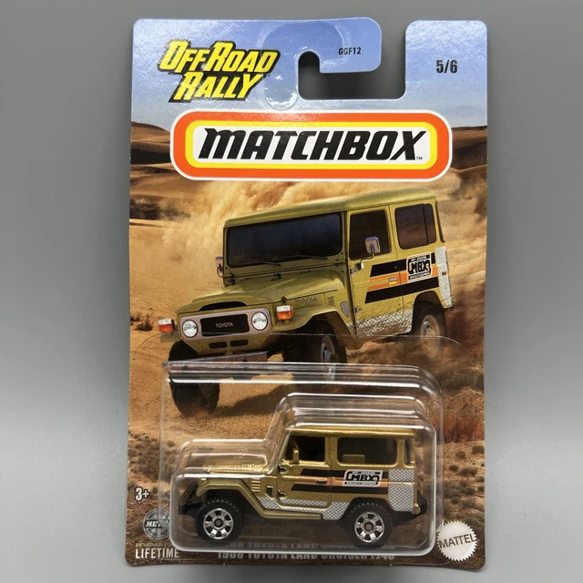 MATCHBOX OFF ROAD Rally 1968 Toyota Land Cruiser FJ40 Walmart lecture ...