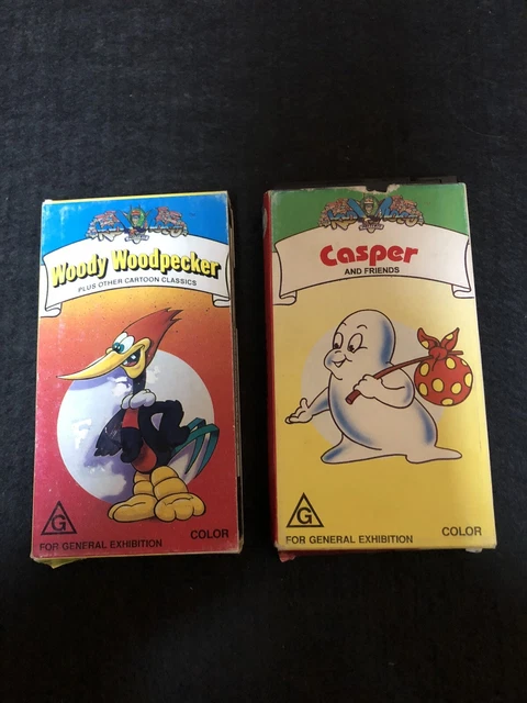 KID VIDEO PRESENTS Woody Woodpecker & Casper And Friends - VHS Video ...
