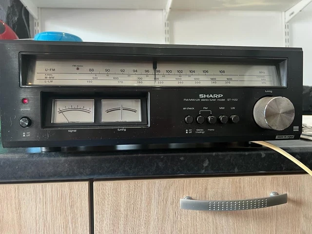 VINTAGE SHARP ST-1122H FM/MW Stereo Tuner. Made In Japan. £17.90 ...