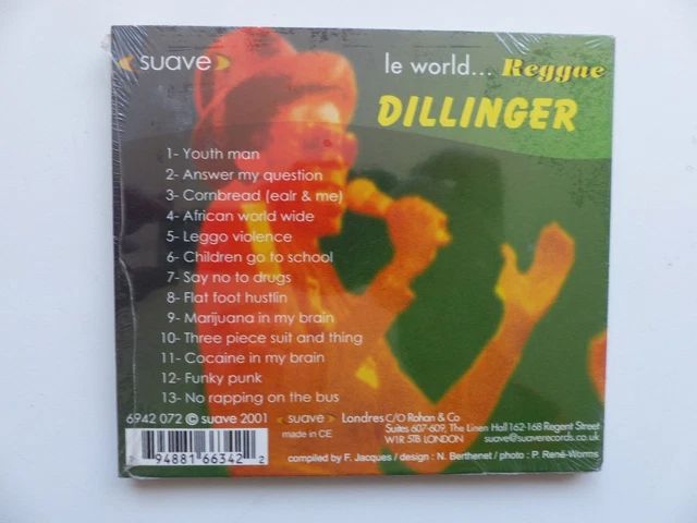 CD SUAVE Reggae DILLINGER Cornbread .. 6942072 EUR 14,90 - PicClick FR