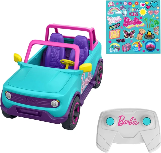 HOT WHEELS BARBIE RC SUV, Remote-Control Pink Vehicle £39.35 - PicClick UK
