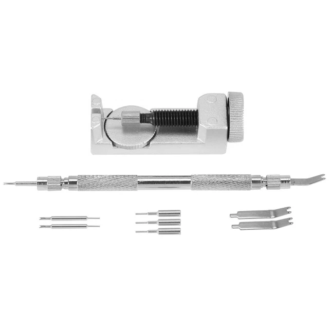 9 PCS WATCH Strap Link Remover Kit Watch Band Link Pin Removal ...