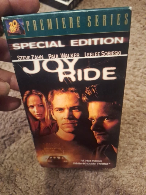 JOY RIDE VHS (Steve Zahn, Paul Walker, Leelee Sobieski) ~Premiere ...