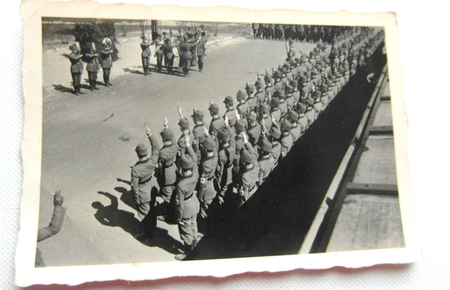 WW2 REAL PHOTOGRAPHS Of Heil Hitler, Soldiers Ss Waffen Camp In ...