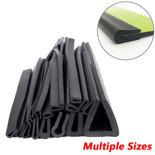 DOOR WINDOW U Channel Frame Edge Protector Strip Trim Guard Seal Rubber ...