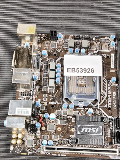 MSI B250M PRO Motherboard - Broken, No I/O Shield £6.42 - PicClick UK