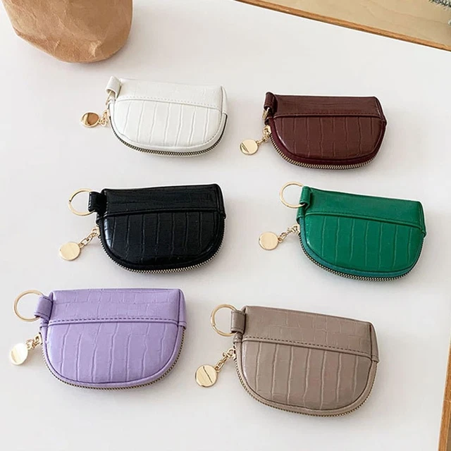 SOLID COLOR COIN Purse Korean Card Holder Fashion Mini Handbag $15.10 ...