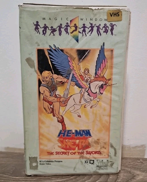 VINTAGE HE-MAN SHE-RA Secret of the Sword VHS Columbia Pictures Rare ...