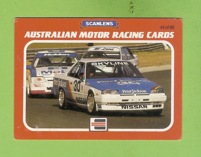 SCANLENS 1986 AUSTRALIAN Motor Racing Card #44 George Fury $10.00 ...
