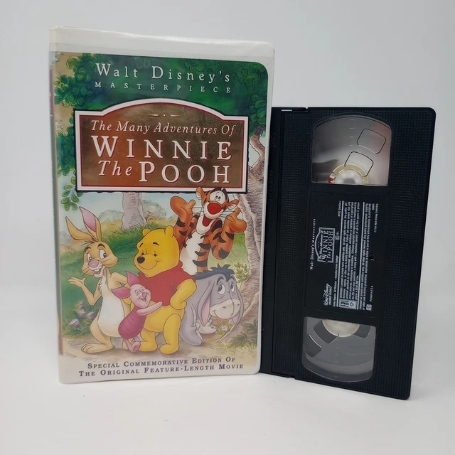 THE MANY ADVENTURES of Winnie the Pooh (VHS, 1996) Clamshell Disney VHS ...